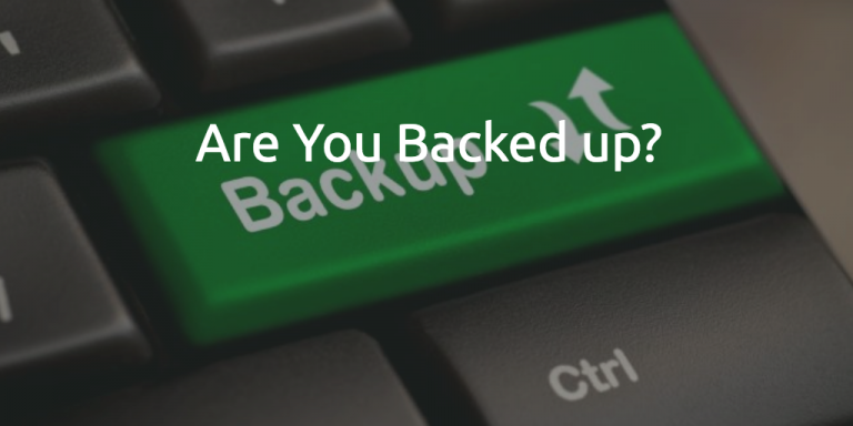 Are You Backed Up? - TechTutors